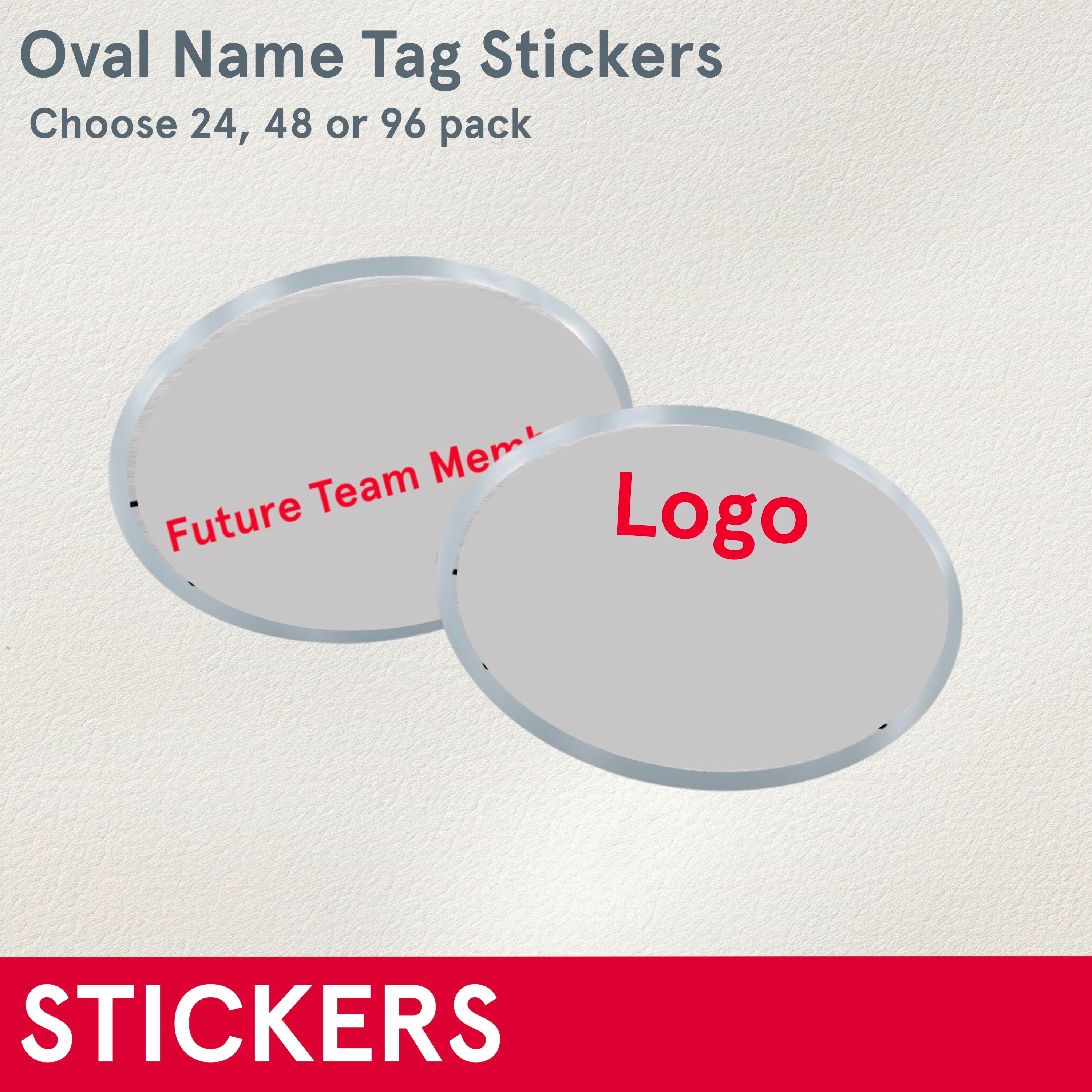 STICKERS- Name Tag 2.75 inch oval – Designs by Stacey Lynn