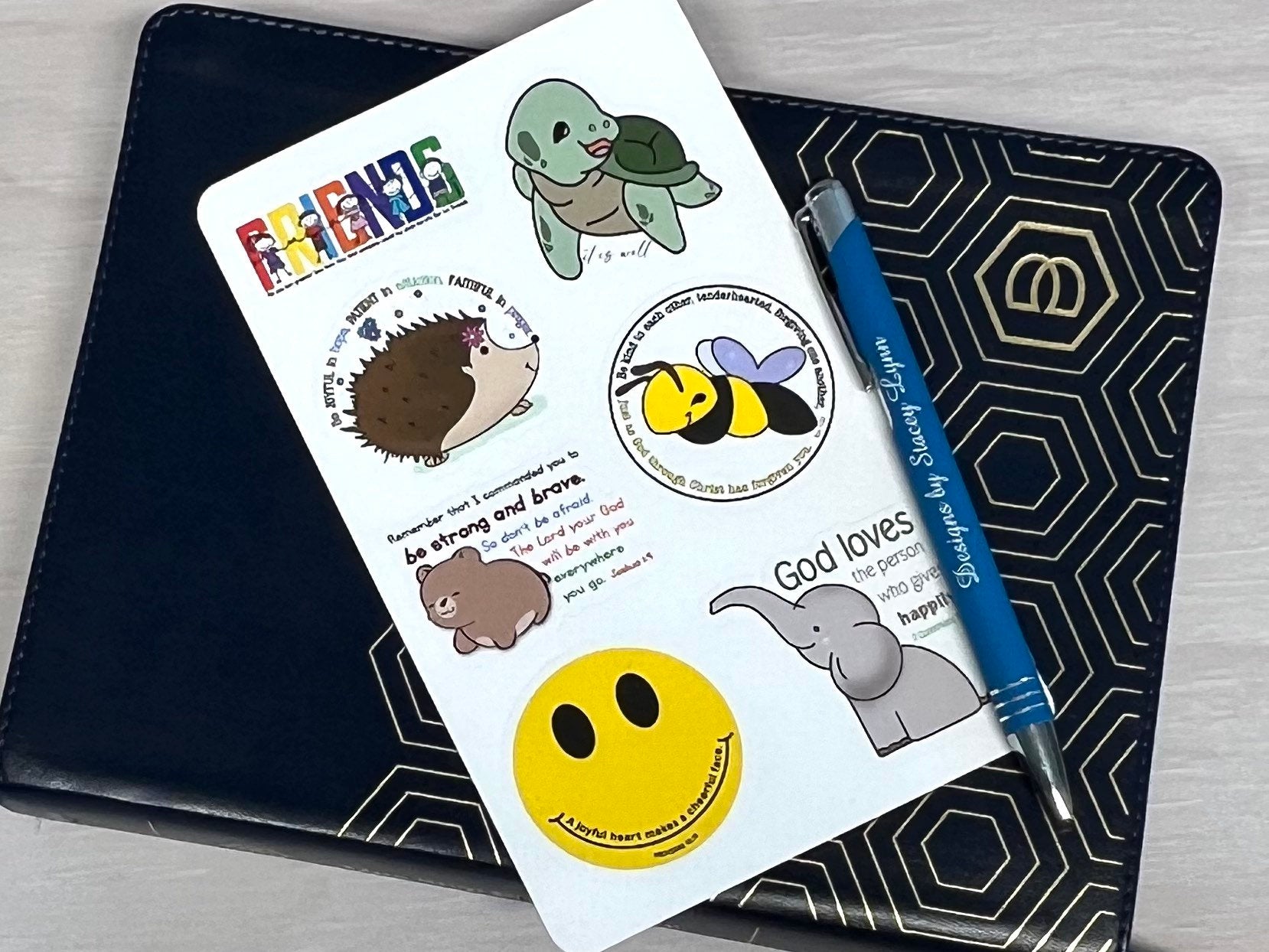 Christian Sticker Pack for kids , Six Faith Stickers, Planner Stickers ...